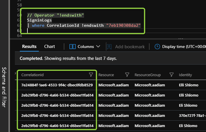 Learn Kusto Query Language String Operators